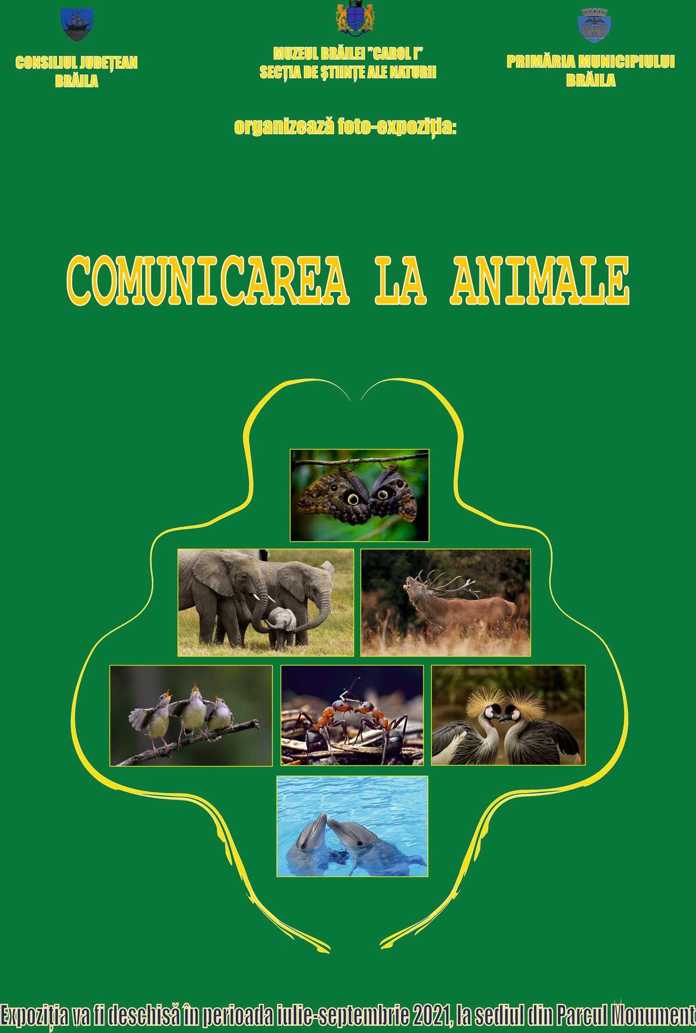 Foto-expoziția „COMUNICAREA LA ANIMALE”, la Muzeul Brăilei „Carol I” - Secția Științele Naturii